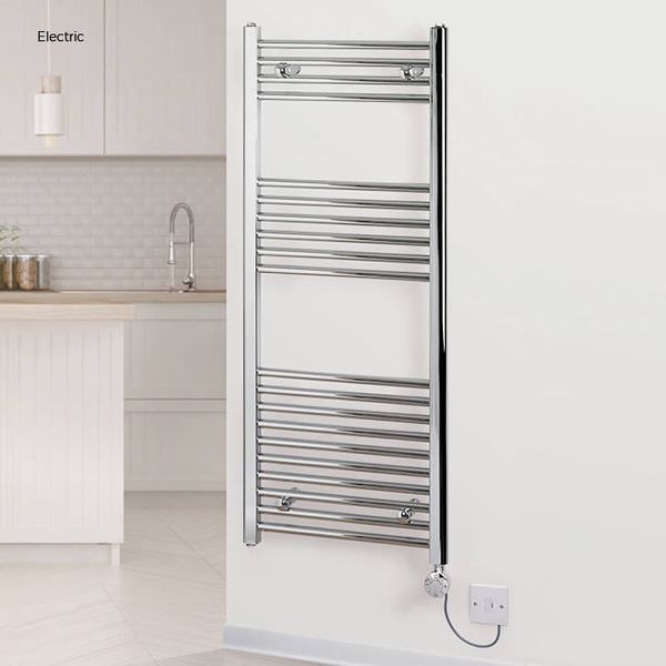 MHS Rads 2 Rails Aldgate Straight Chrome Towel Rail - NALCH-H-080-40