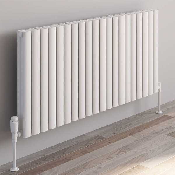Reina Neval Horizontal Single Panel Designer Radiator 600mm High - A ...