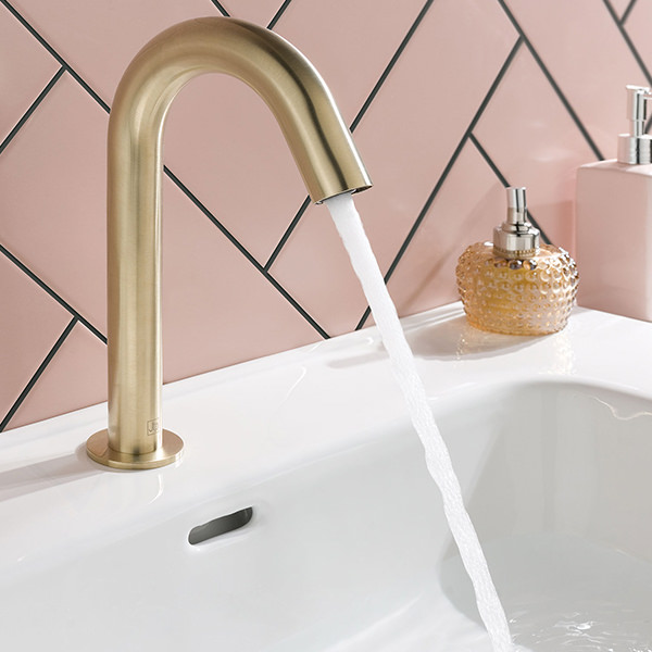 QS Basics Florentia Deck Mounted Sensor Basin Mixer Tap