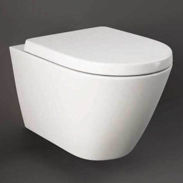 RAK Resort Rimless Wall Hung Pan With Hidden Fixations