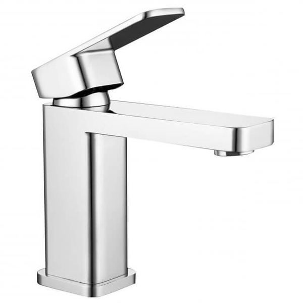 RAK Compact Eco Round Mono Basin Mixer Tap With Clicker Waste