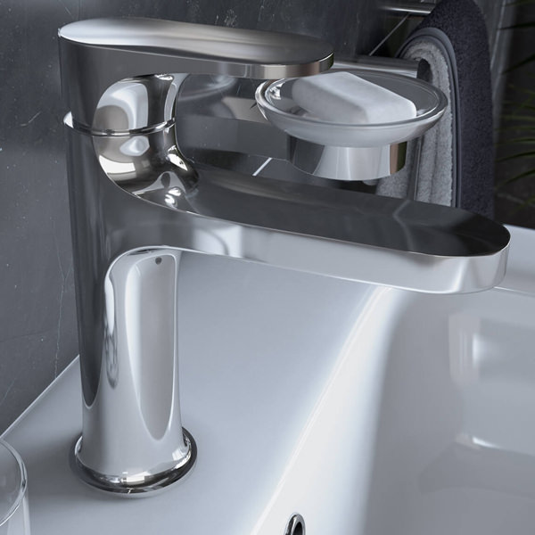 RAK Portofino Standard Basin Mixer Chrome Tap - RAKPOR3001C