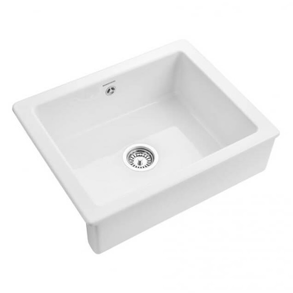 Rangemaster Hartland 494 x 629mm 1 Bowl White Belfast Kitchen Sink