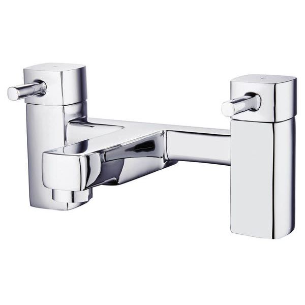 Lecico Mirimar Chrome Deck Mounted Bath Mixer Tap
