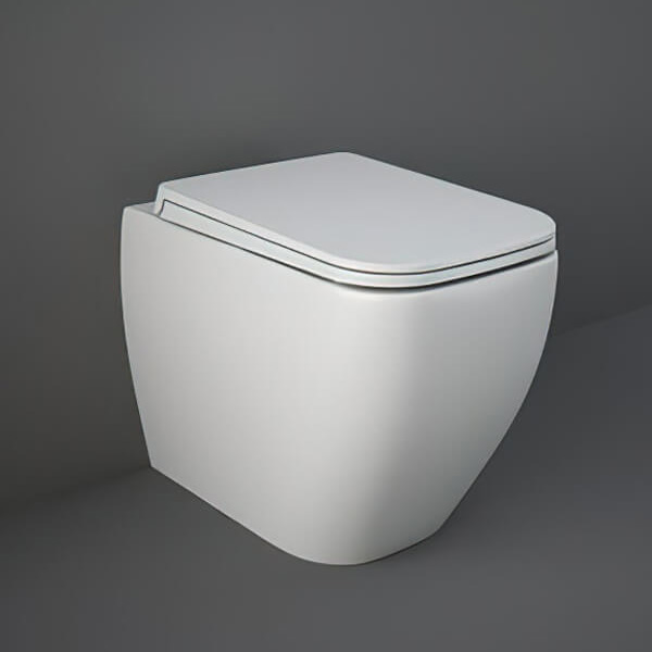 RAK Feeling Rimless Back To Wall WC Pan And Soft Close Seat