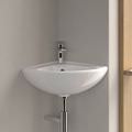 Villeroy And Boch O.Novo 415mm 1 Taphole White Alpin Corner Basin With ...