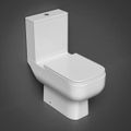 RAK Series 600 Full Access WC Pack With Urea Soft Close Seat - White