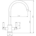Abode Atlas Aquifier Water Filter Monobloc Kitchen Mixer Tap