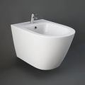 RAK Resort Wall Hung White Bidet With Hidden Fixings - RSTWHBID-HF